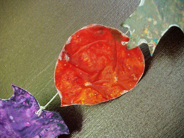 Crayon Leaf Mobile – Gracious Rain