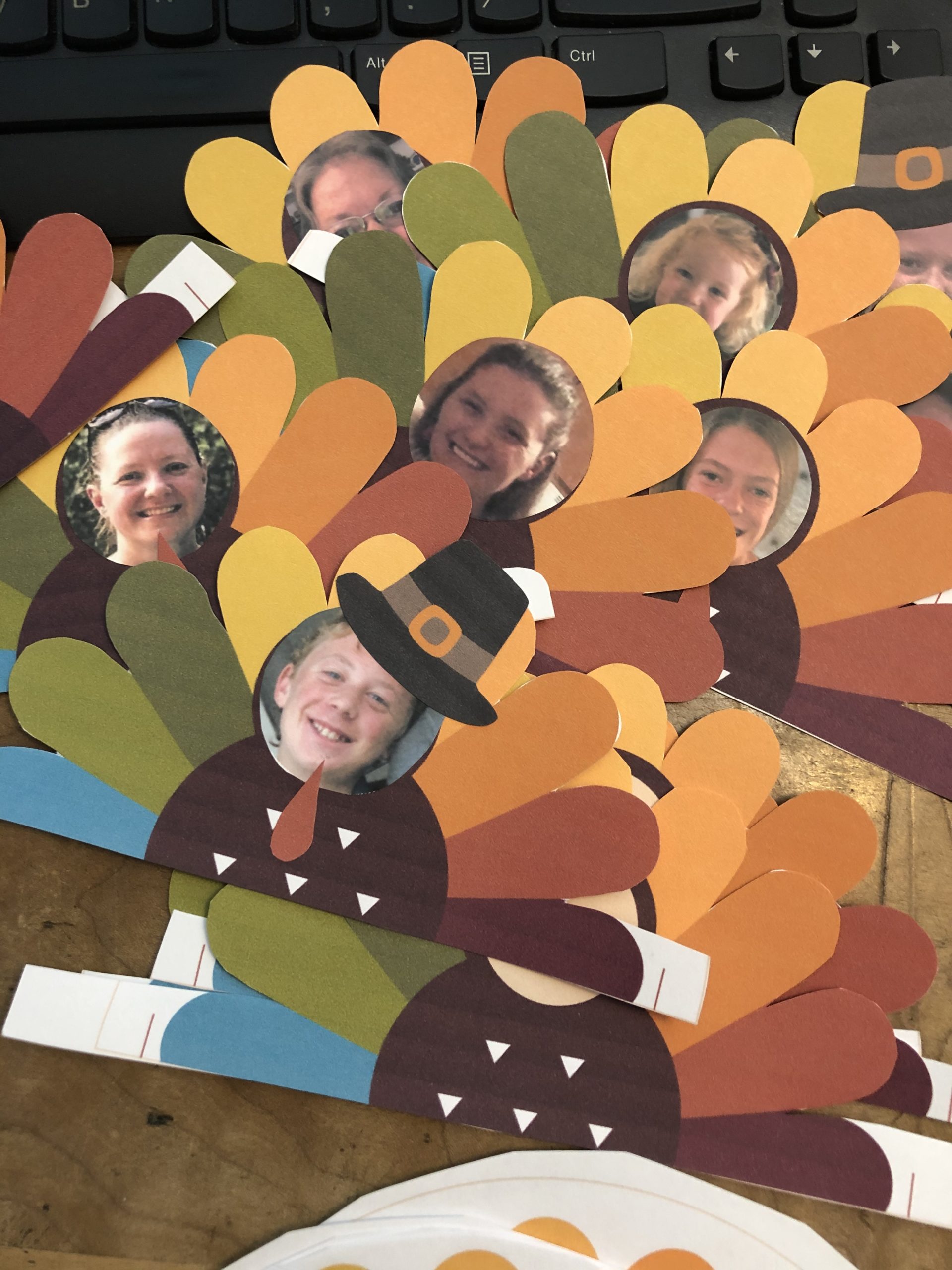 Personal Turkey Placecards – Gracious Rain