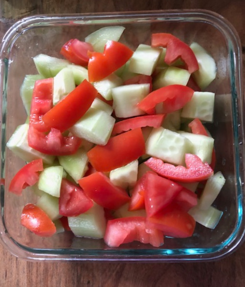Cucumber Tomato Salad – Gracious Rain